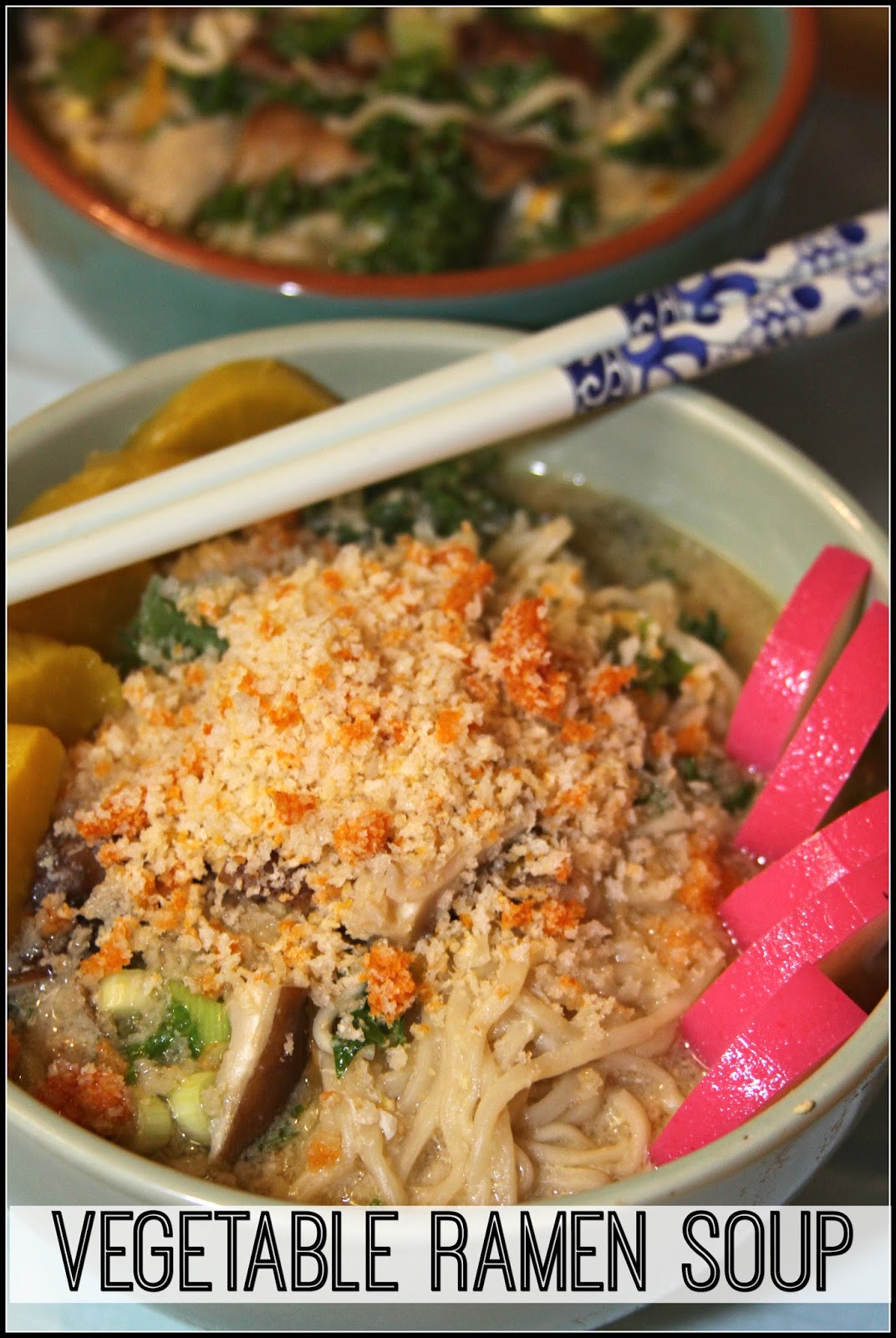 Meatless Monday: Vegetable Ramen Soup - For the Love of Food