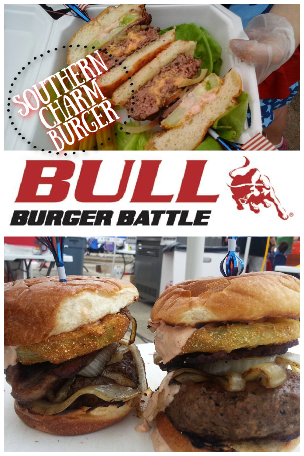 Bull Burger Battle Baton Rouge and the Southern Charm Burger - For the ...