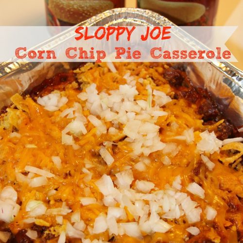Manwich Sloppy Joe Corn Chip Pie Casserole - For the Love of Food