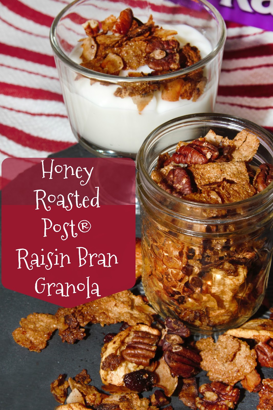 Honey Roasted Post® Raisin Bran Granola - For the Love of Food