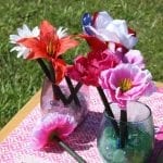 Flower Pot Muffins with Candy Roses - For the Love of Food
