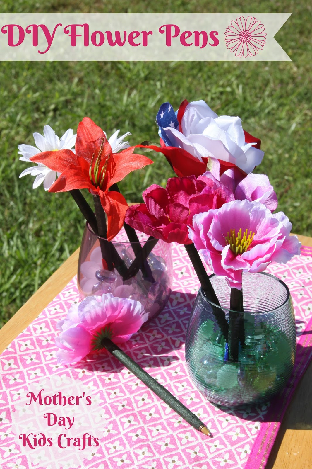 DIY Flower Pens and Painted Pots | Mother's Day Kids Crafts - For the ...
