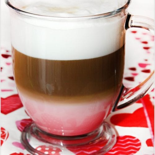 Red Velvet Neapolitan Latte - For the Love of Food