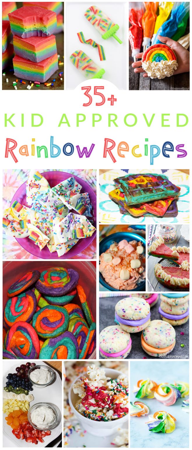 35+ Kid Approved Rainbow Recipes - For the Love of Food