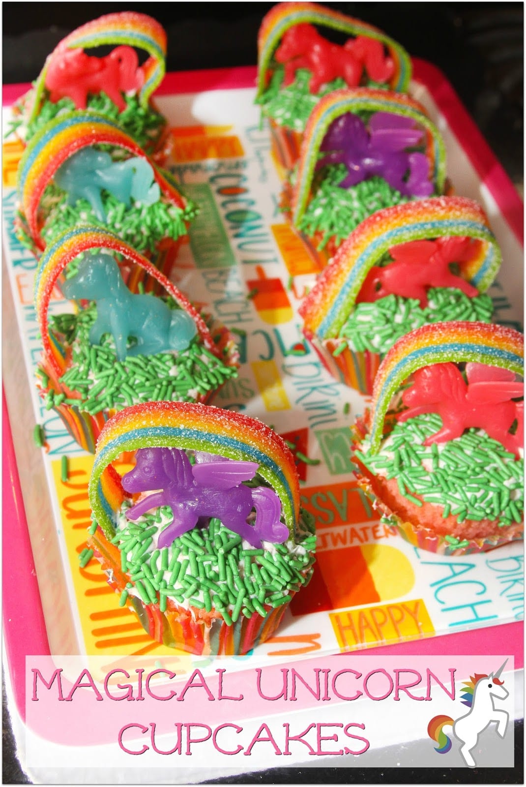 Magical Unicorn Cupcakes - For the Love of Food