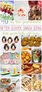 40 Kid Approved After School Snack Ideas - For the Love of Food