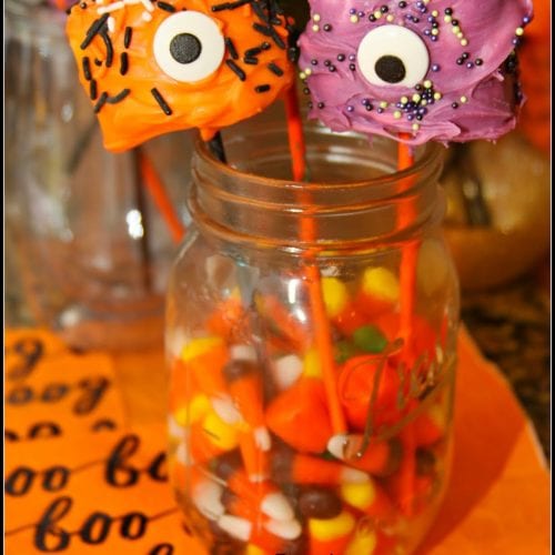 Marshmallow Monster Pops - For the Love of Food