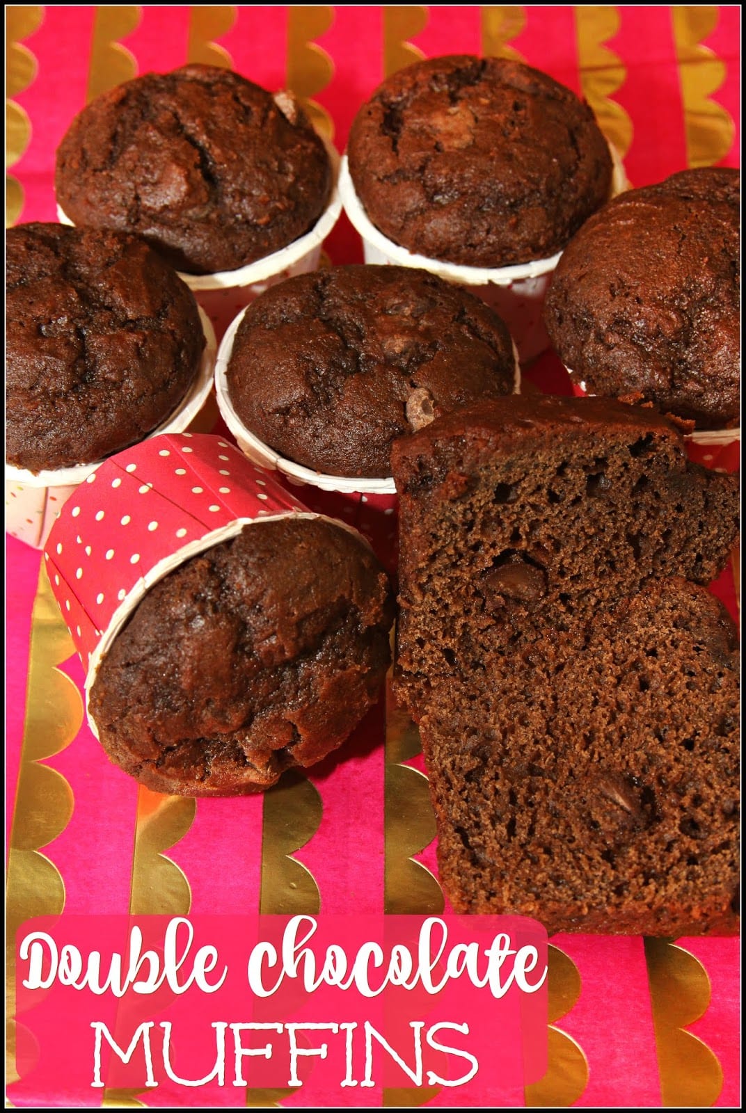Double Chocolate Muffins - For the Love of Food