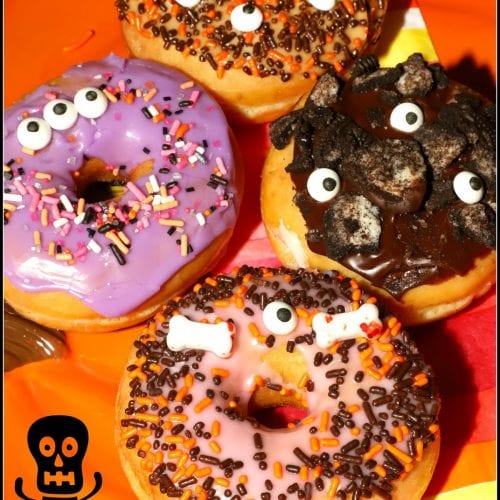 Halloween Monster Donuts - For the Love of Food