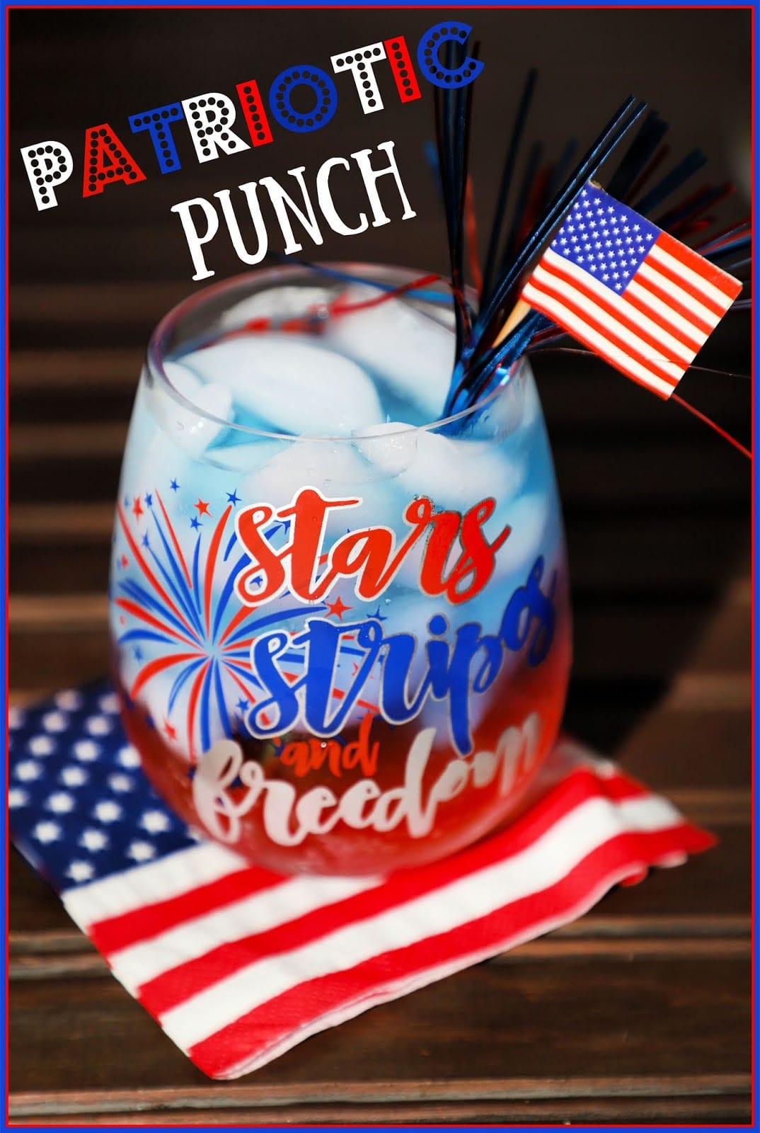 Patriotic Punch for 4th of July! - For the Love of Food