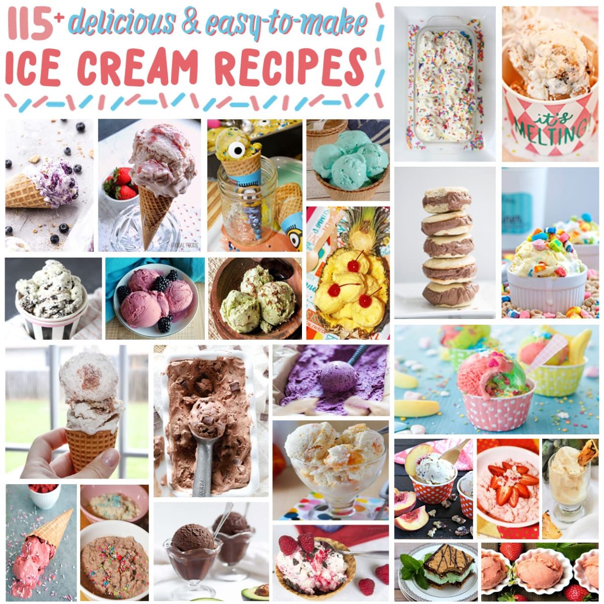 115+ Delicious Homemade Ice Cream Recipes - For the Love of Food