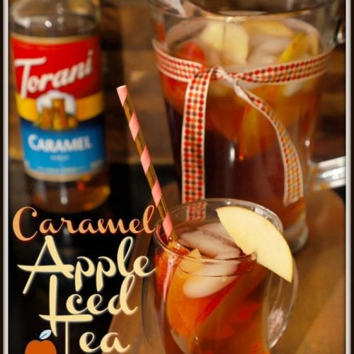 Caramel Apple Iced Tea #BackToSchoolTreats - For the Love of Food