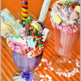 Ultimate Unicorn Milkshakes #SummerDessertWeek - For the Love of Food