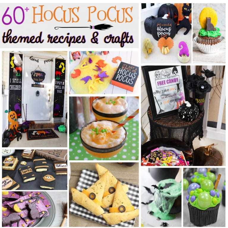 60+ Hocus Pocus Themed Recipes and Crafts - For the Love of Food