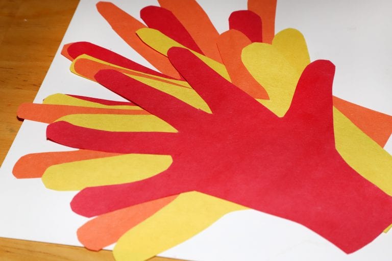 Fire Safety Handprint Craft and Family Safety Tips with Kidde - For the ...