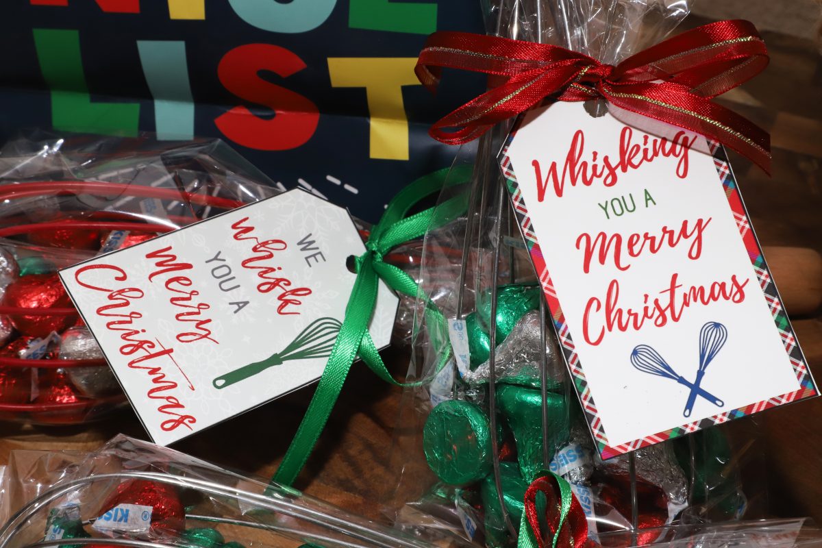 DIY Holiday Whisk Gift Idea + Printable Tags - For the Love of Food