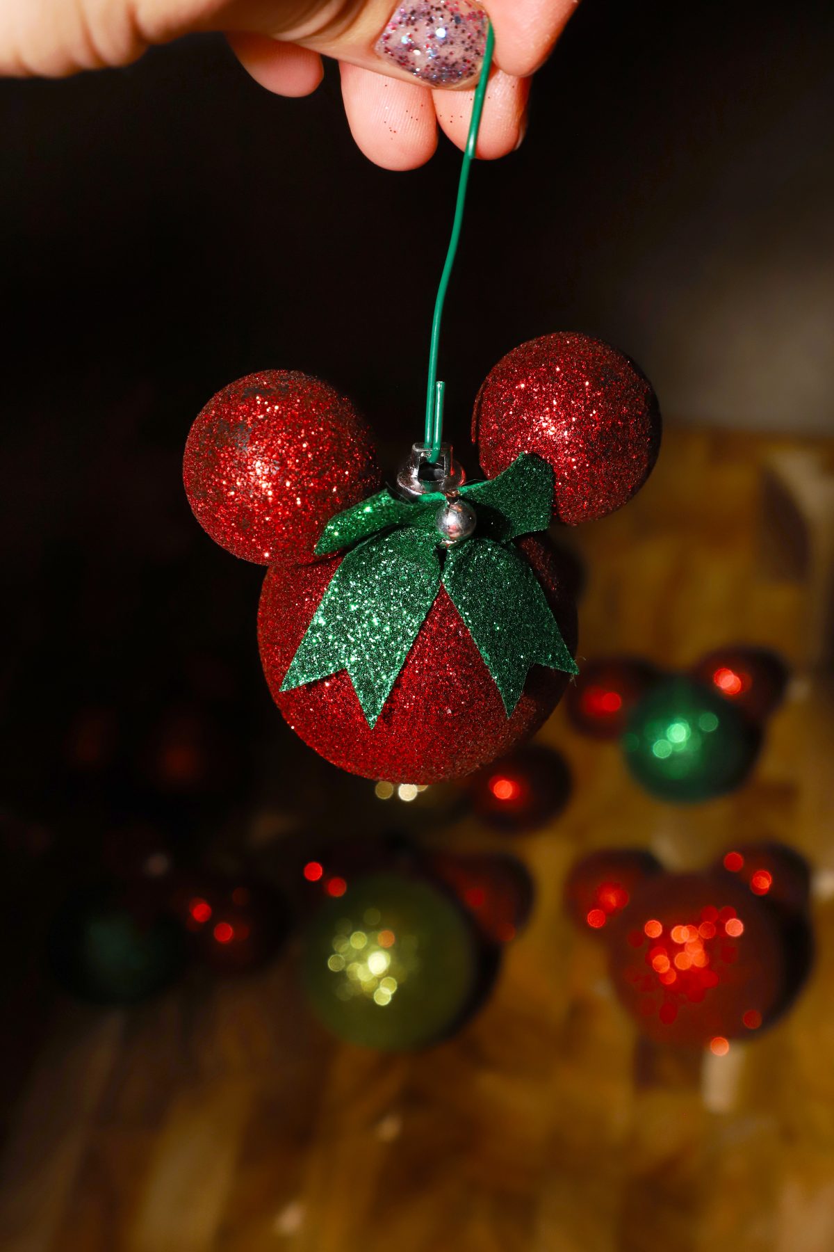DIY Mickey and Minnie Mouse Disney Christmas Tree - For the Love of Food