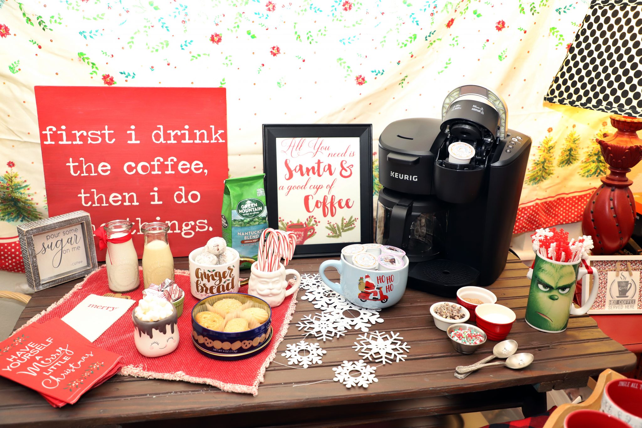 DIY Holiday Coffee Bar - For the Love of Food