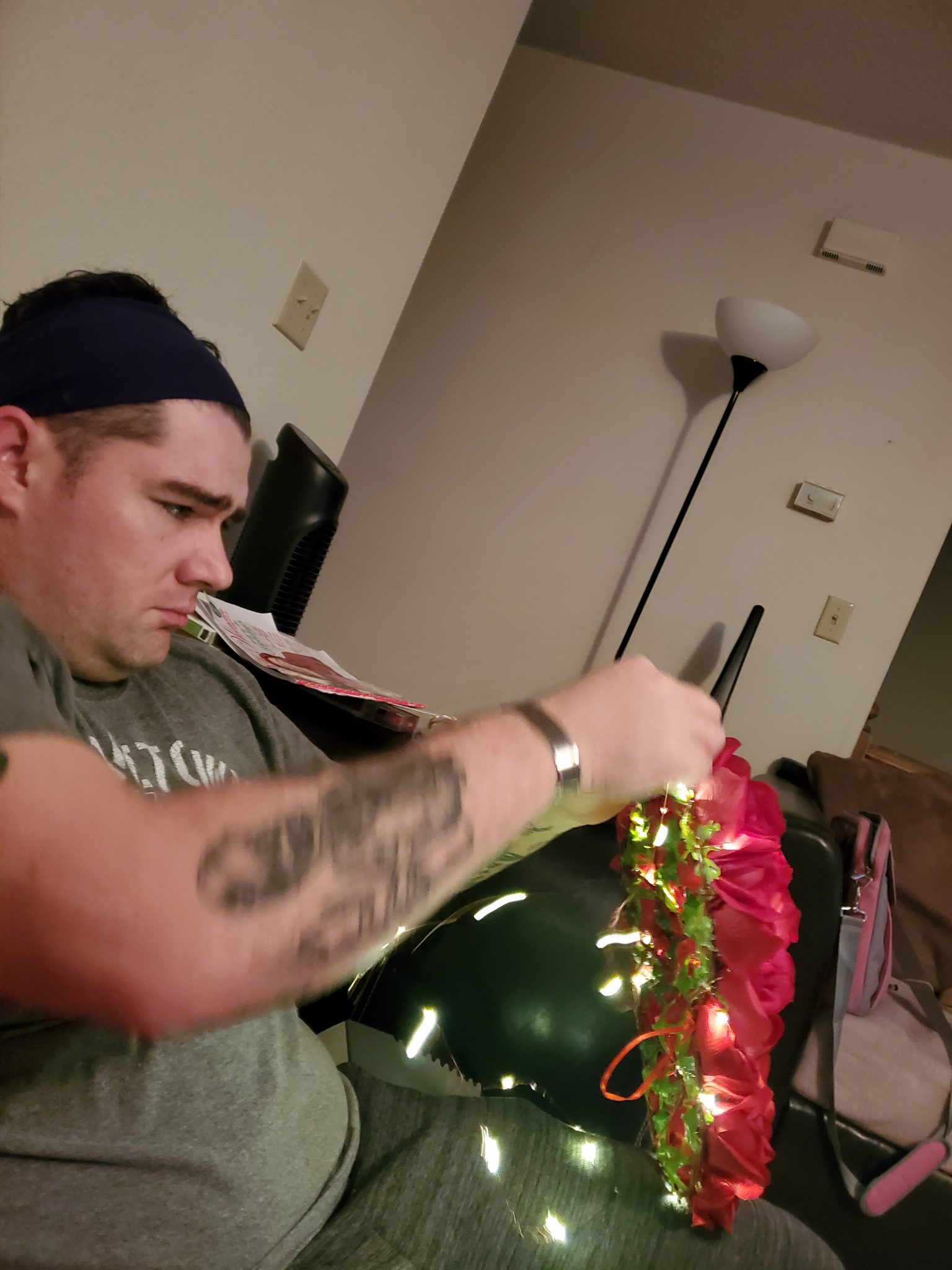 DIY Valentine's Lighted Rose Wreath | Dollar Tree Craft - For the Love ...