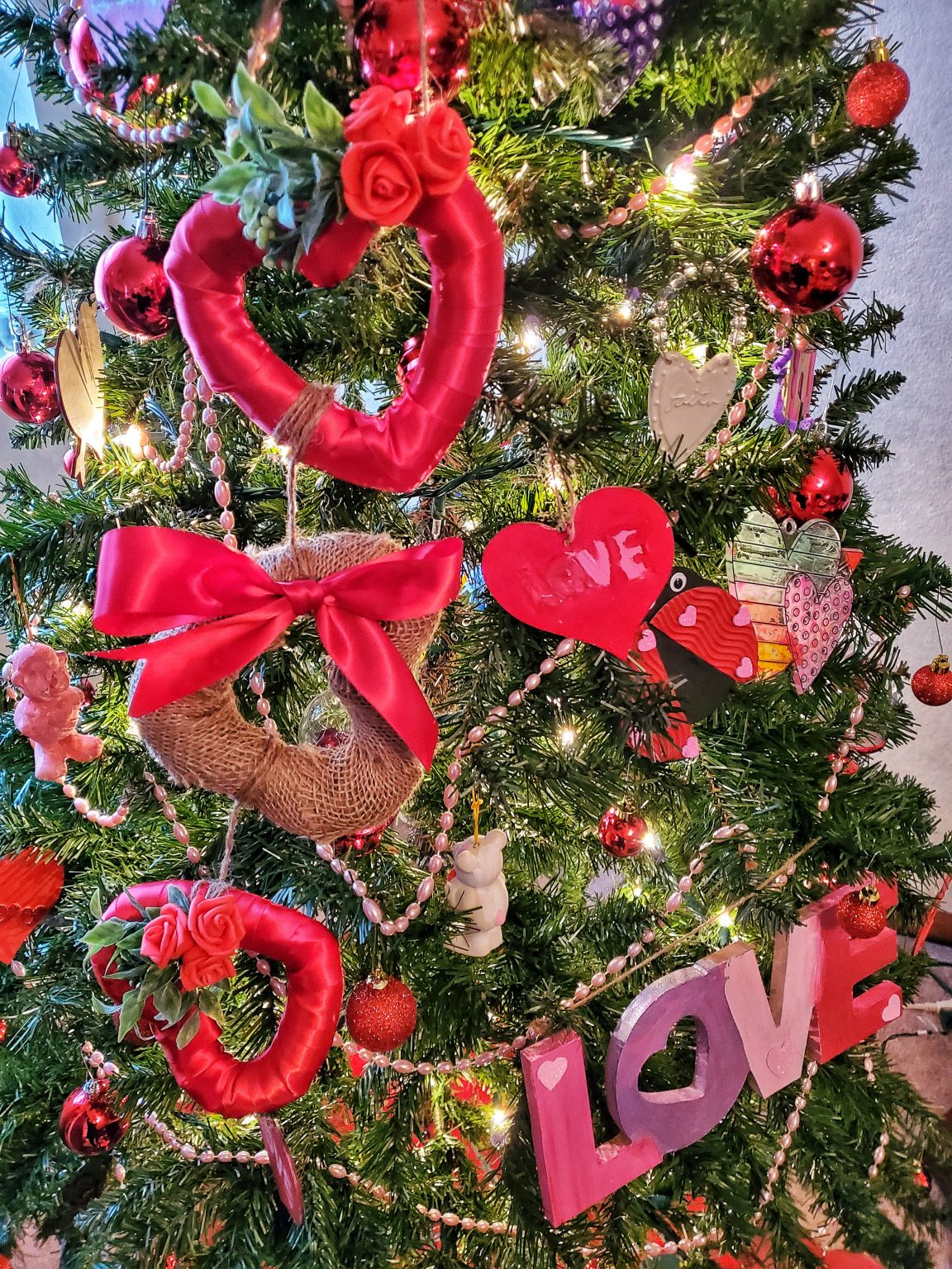 DIY Crafty Valentine's Tree - For the Love of Food