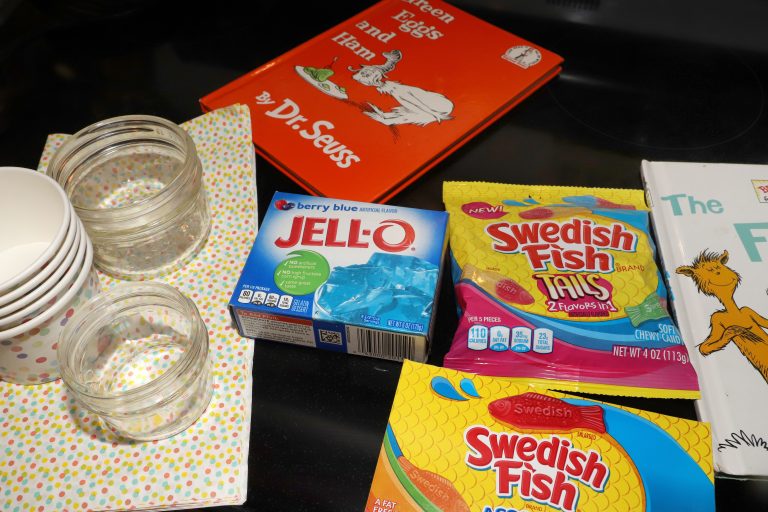 Red Fish Blue Fish Jello Cups | Dr Seuss Day - For the Love of Food