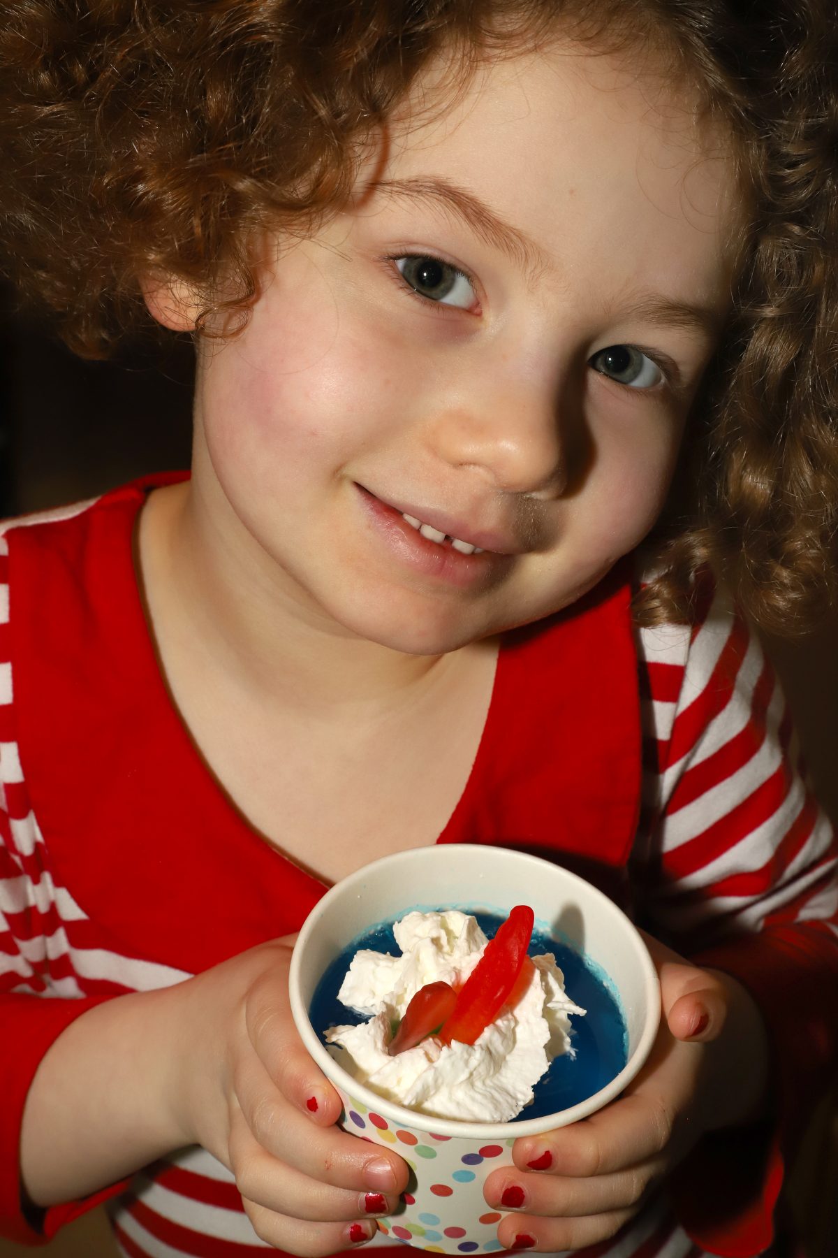 Red Fish Blue Fish Jello Cups | Dr Seuss Day - For the Love of Food