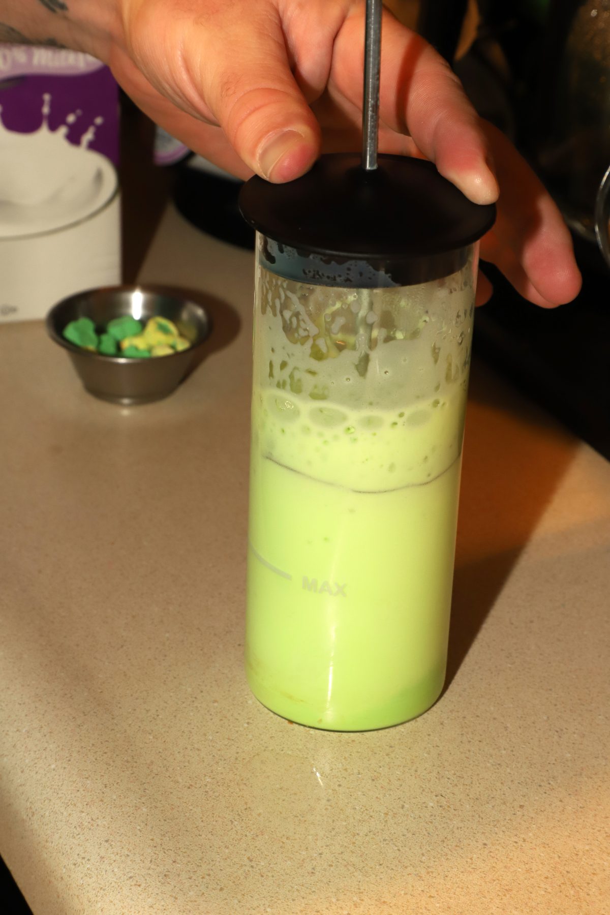 Lucky Charms Shamrock Latte - For the Love of Food