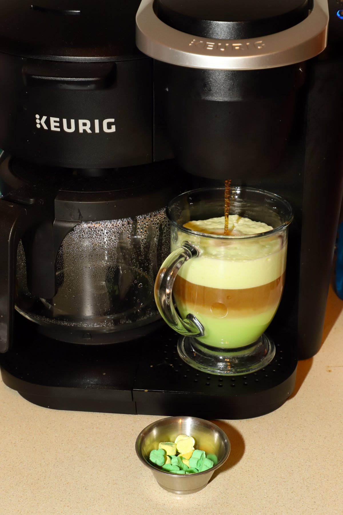 Lucky Charms Shamrock Latte - For the Love of Food