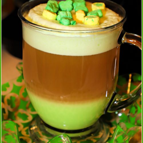 Lucky Charms Shamrock Latte - For the Love of Food