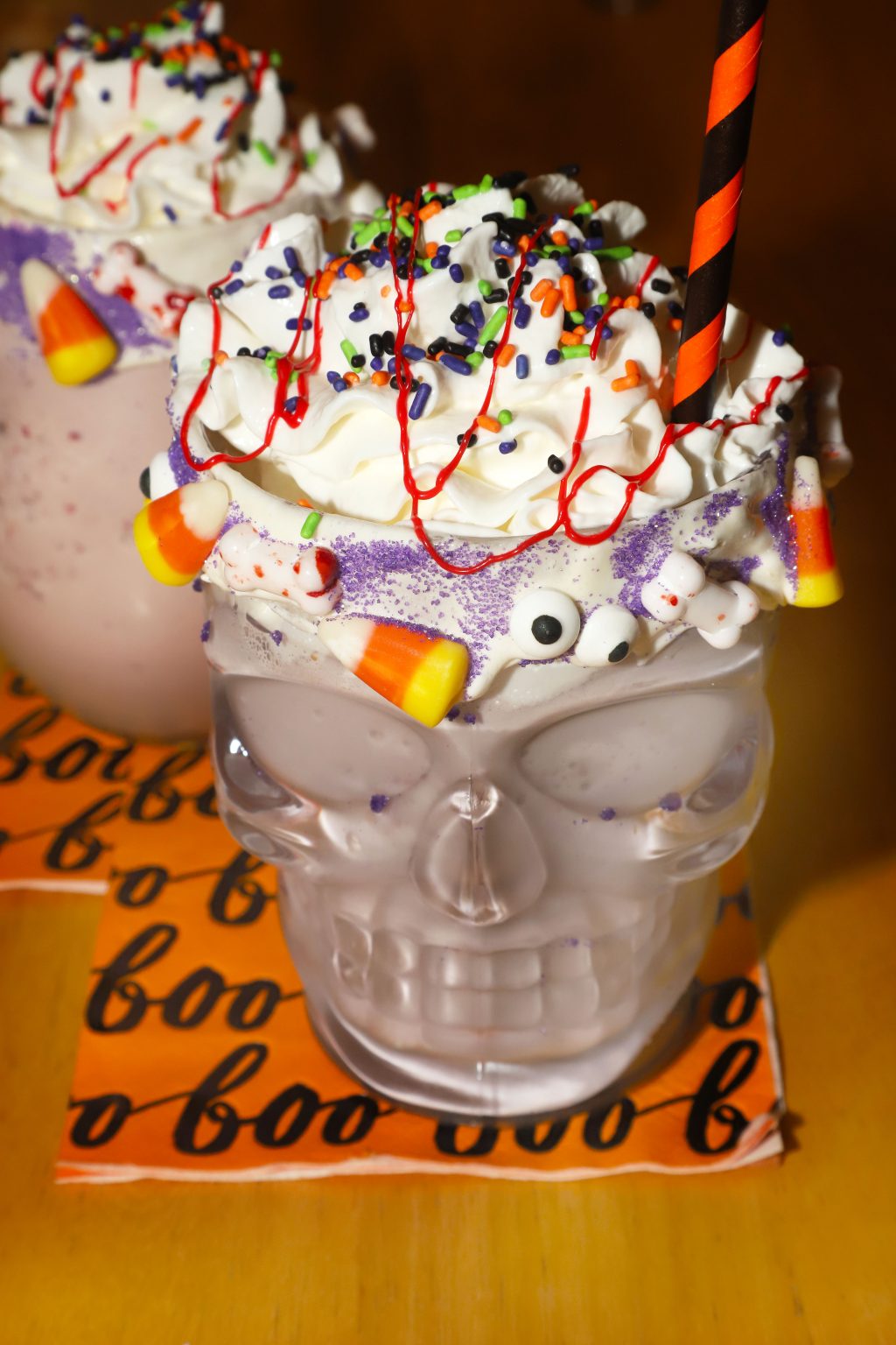 Screamsicle Monster Milkshakes #HalloweenTreatsWeek - For the Love of Food