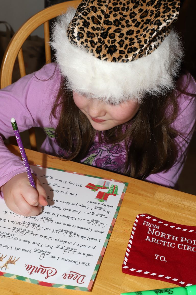 Printable Mad Libs Santa Letter For Kids - For the Love of Food