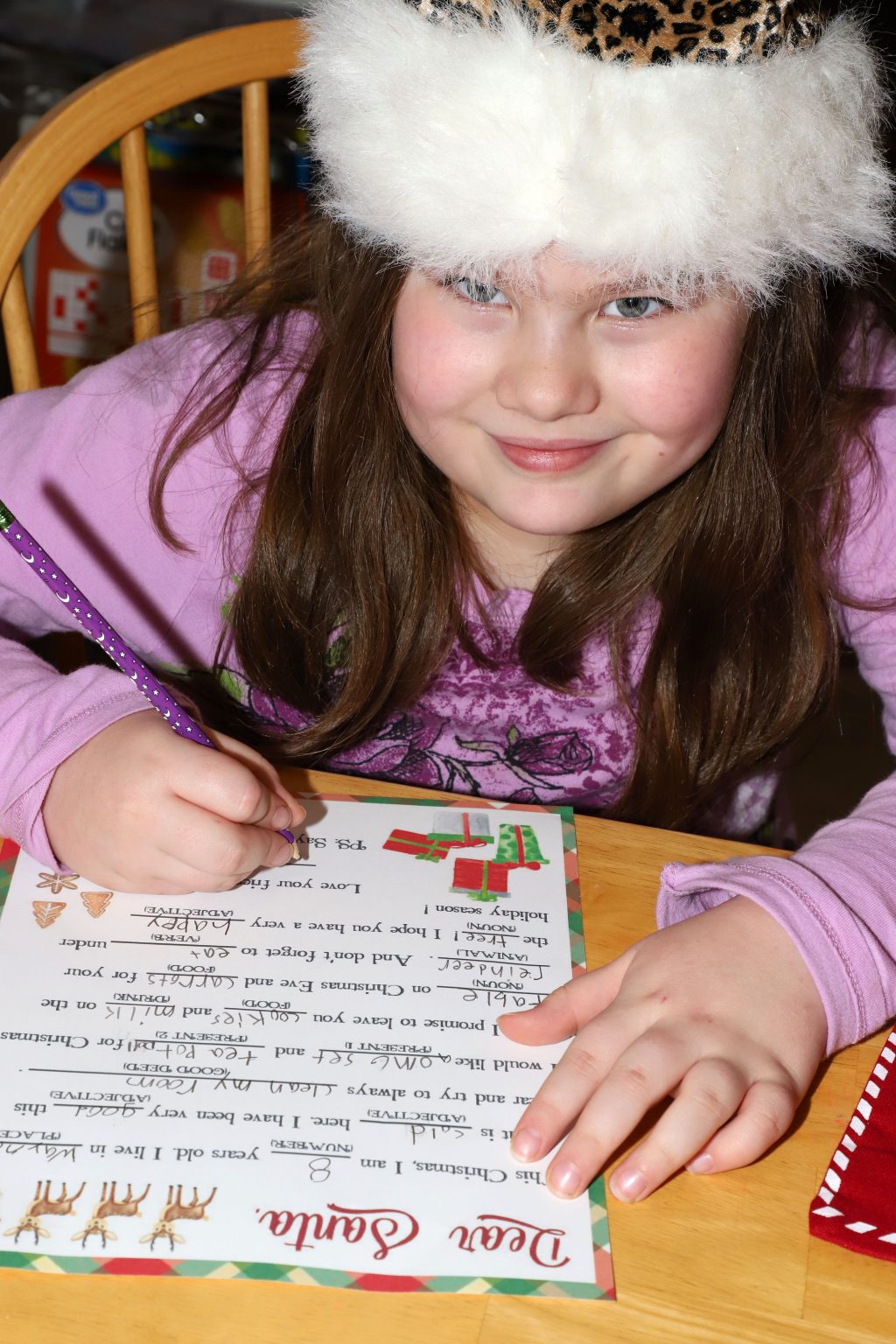 Printable Mad Libs Santa Letter For Kids - For the Love of Food