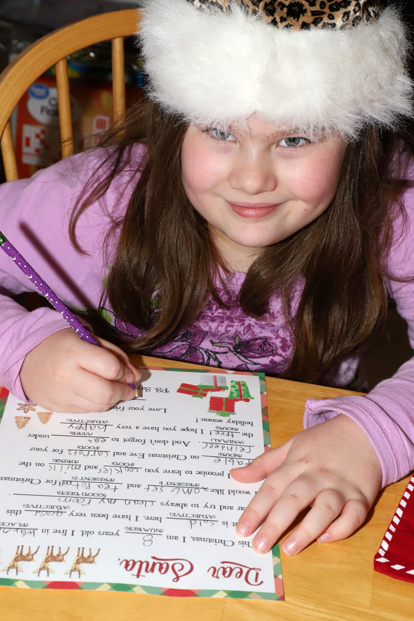 Printable Mad Libs Santa Letter For Kids - For the Love of Food