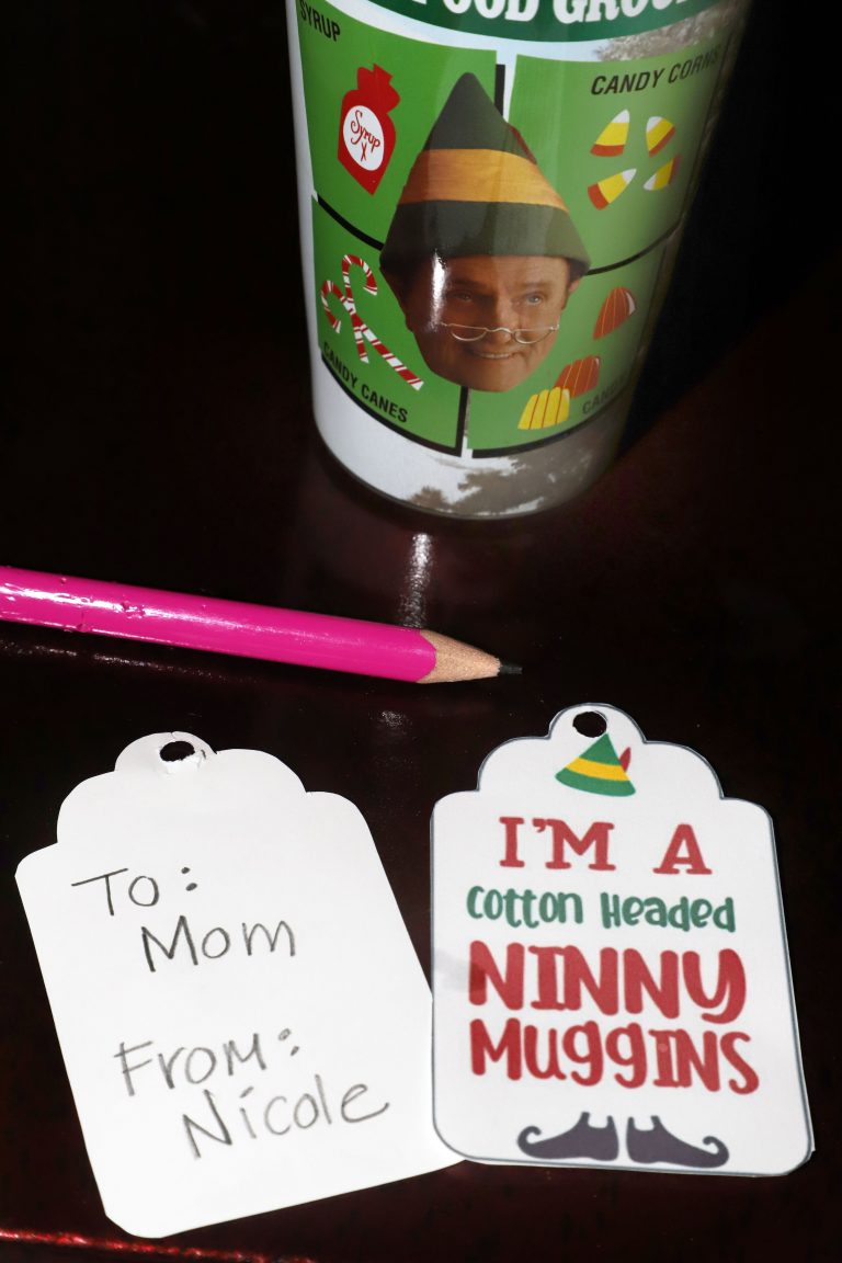 Printable "Elf" Movie Themed Holiday Tags and Gift Baskets - For the ...