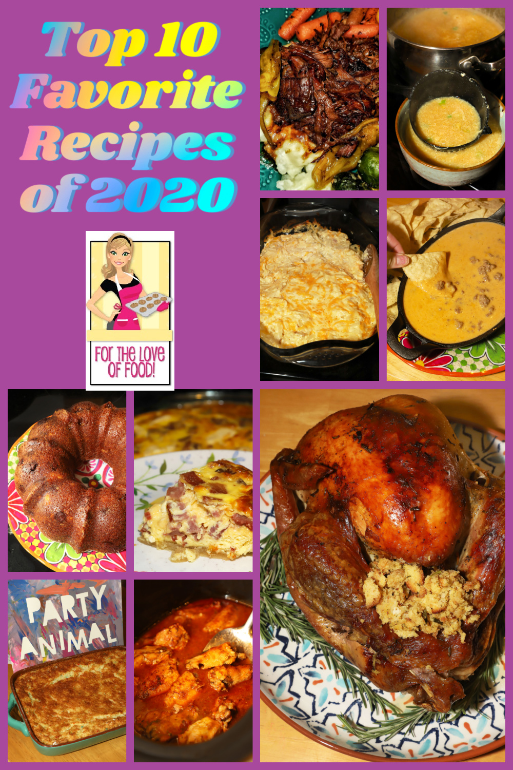 Top 10 Favorite Recipes of 2020 - For the Love of Food