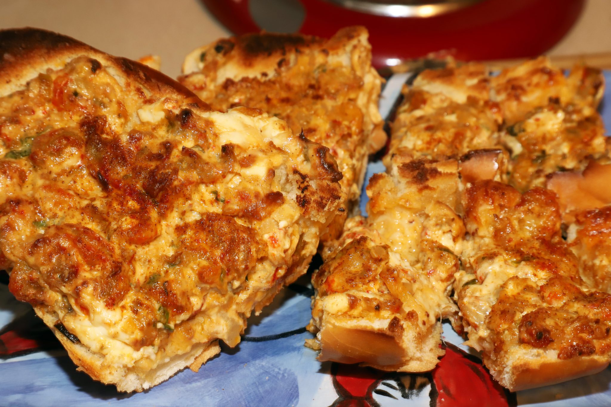 Cajun Crawfish Bread - For the Love of Food