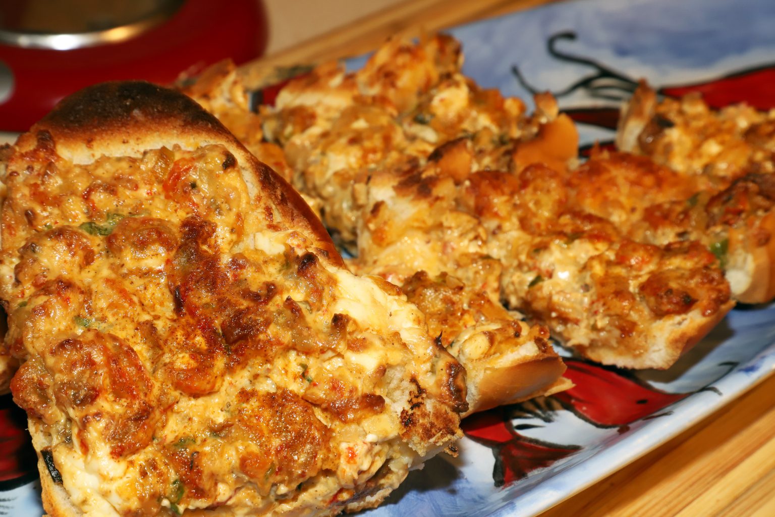 Cajun Crawfish Bread - For the Love of Food