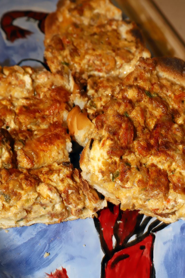Cajun Crawfish Bread - For the Love of Food