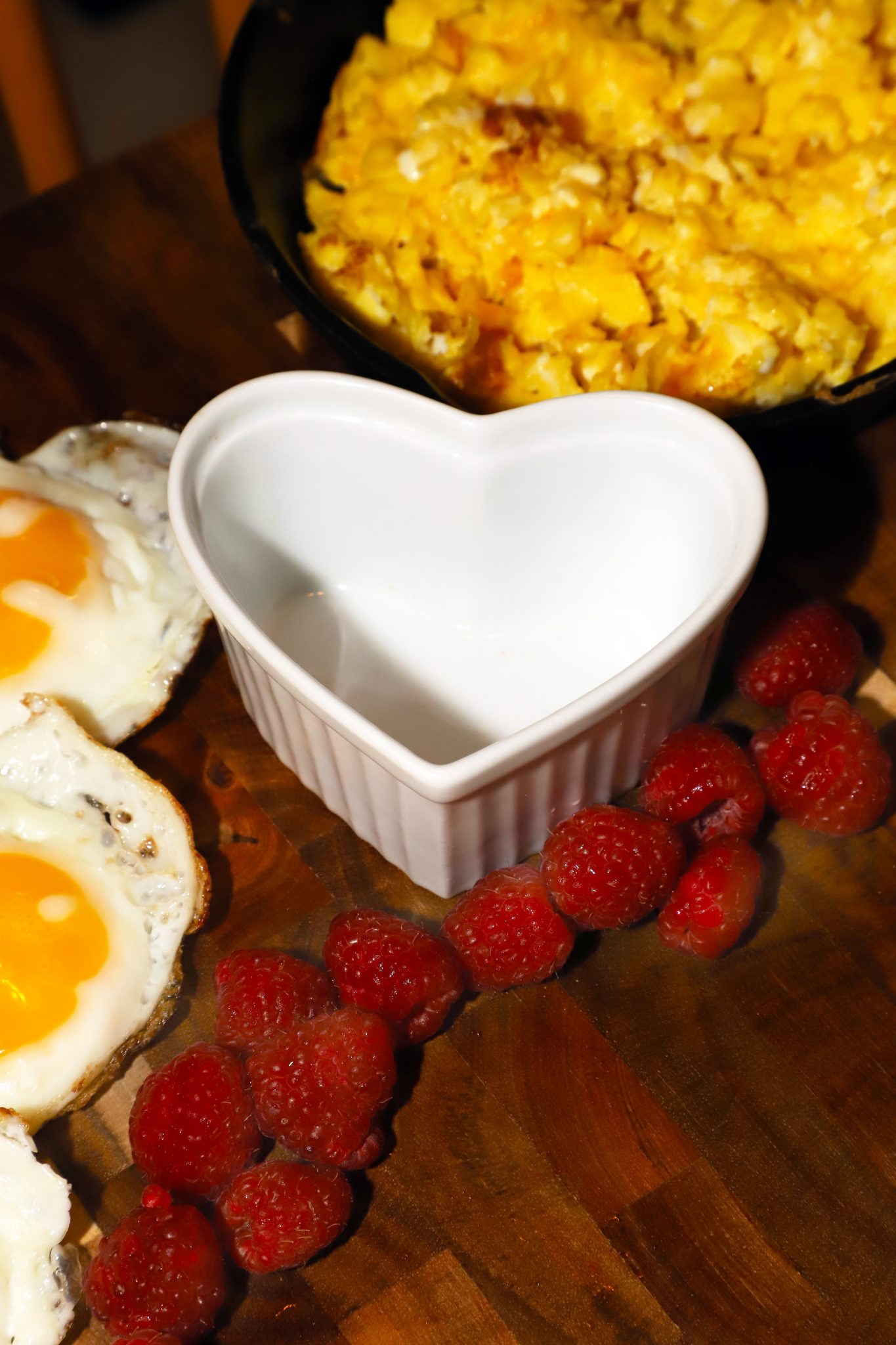 Valentines Heart Shaped Breakfast Charcuterie Board - For the Love of Food