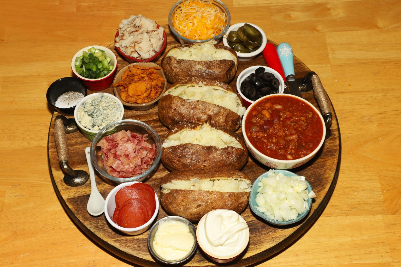 The Ultimate Loaded Baked Potato Board - For the Love of Food