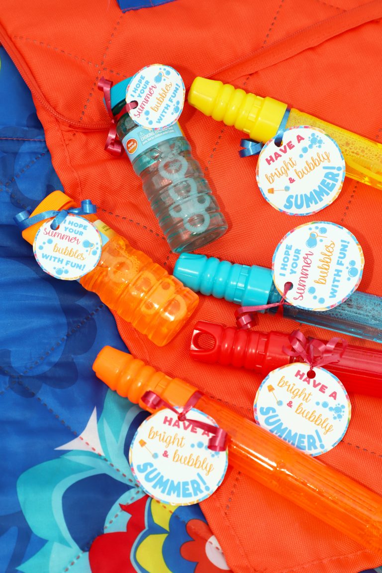 End of School Year Summertime Bubble Gift Idea For Kids | Free ...