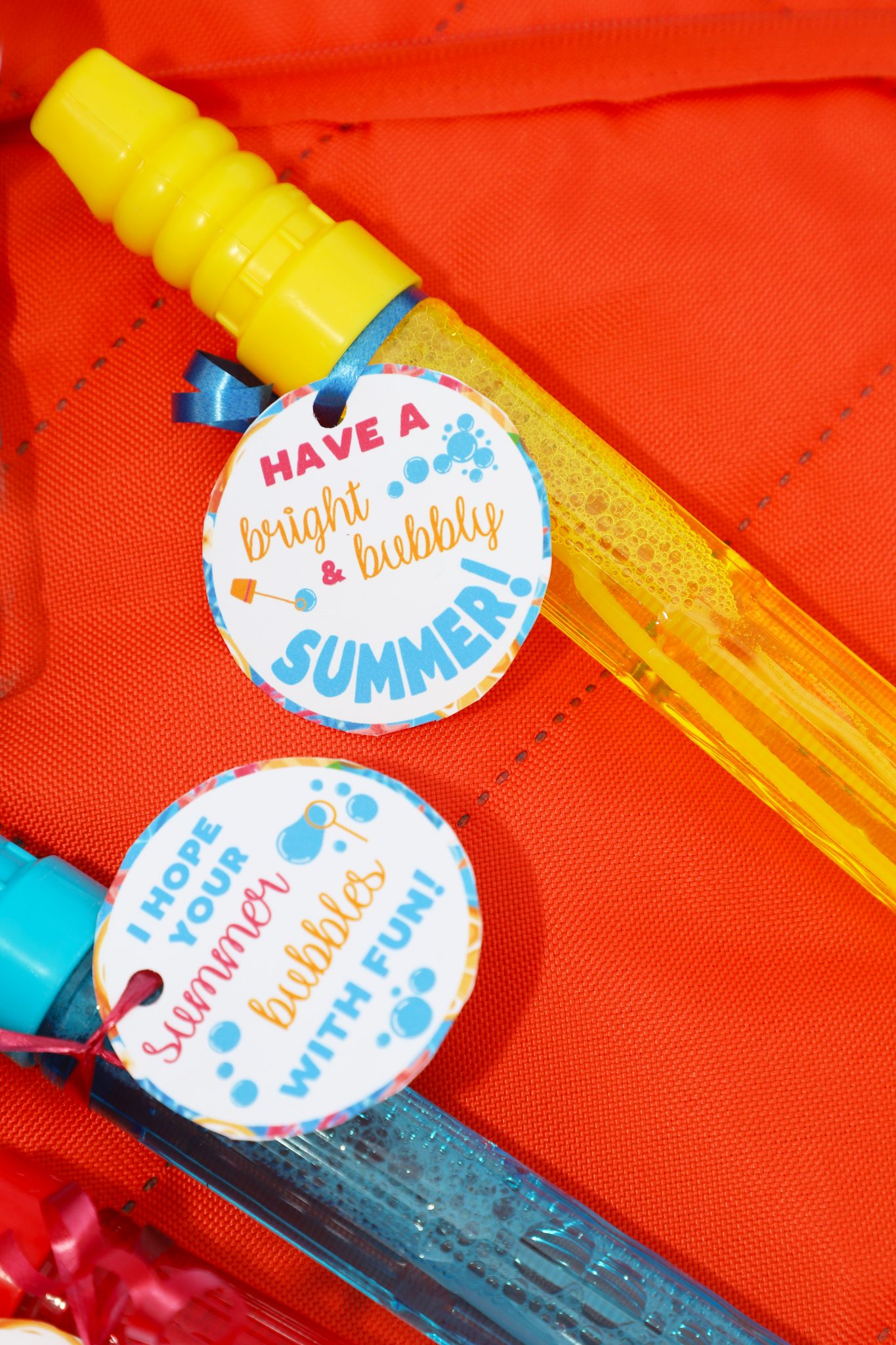 End of School Year Summertime Bubble Gift Idea For Kids | Free ...