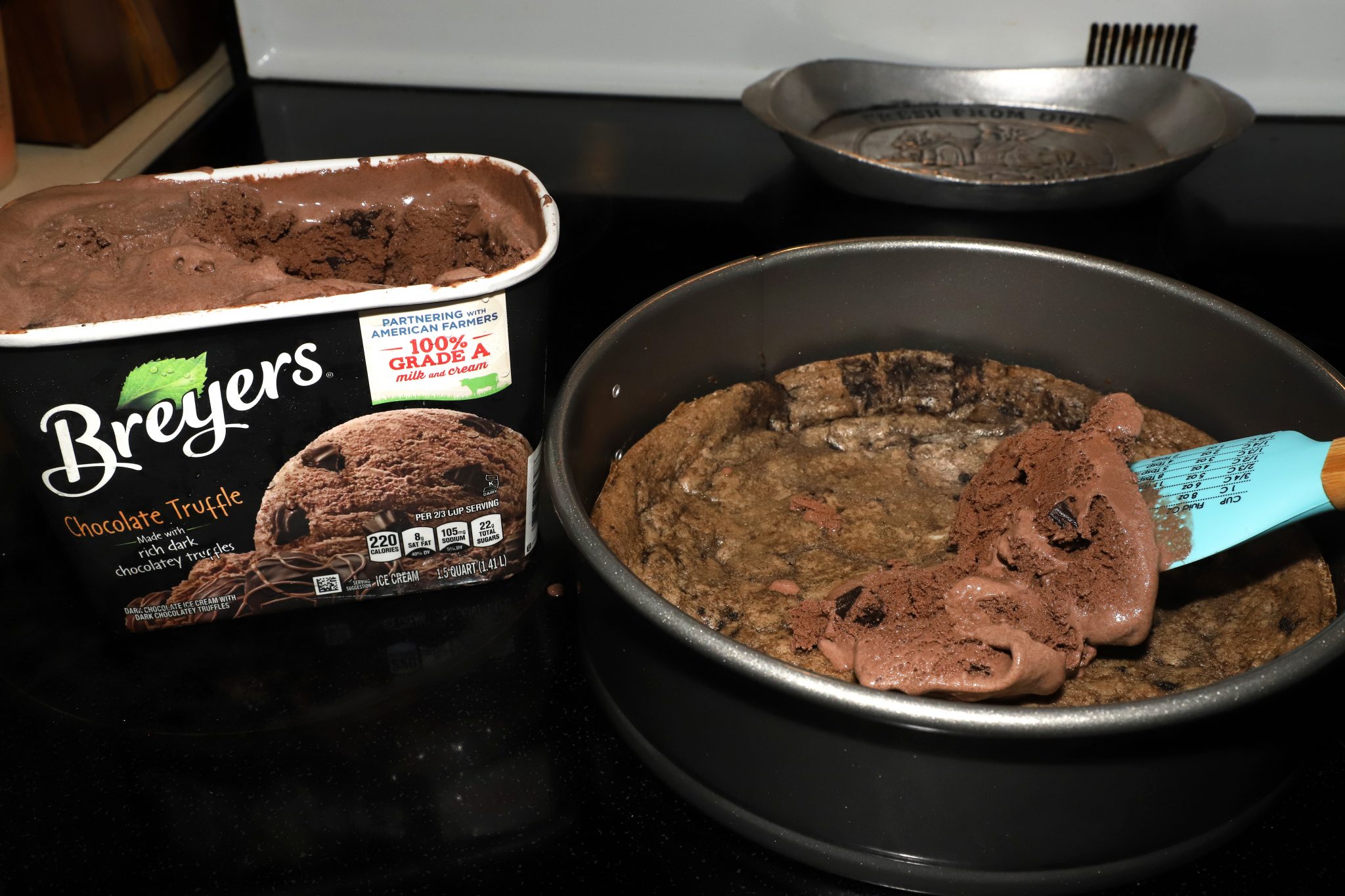 Layered Ice Cream Cookie Pie #SummerDessertWeek - For the Love of Food