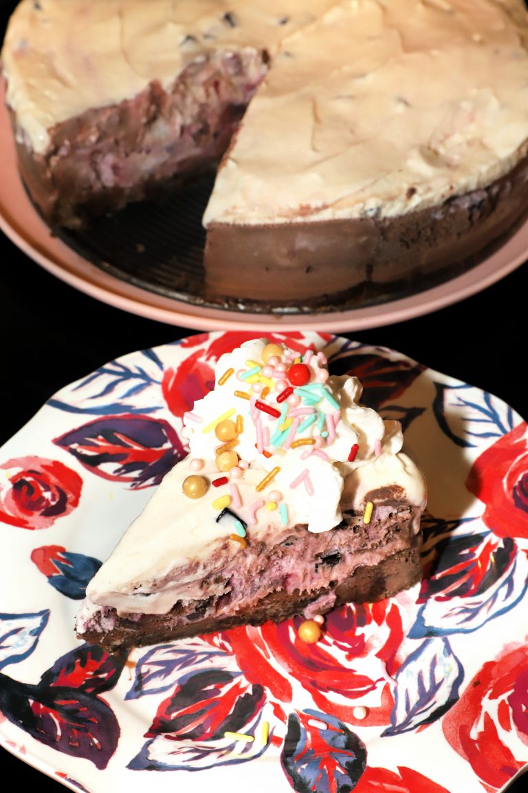 Layered Ice Cream Cookie Pie #SummerDessertWeek - For the Love of Food