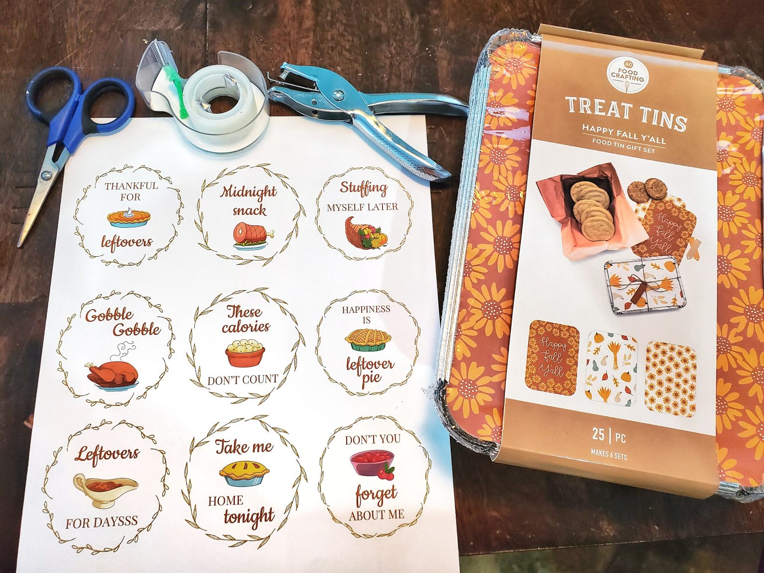 Thanksgiving Leftovers Printable Tags - For the Love of Food