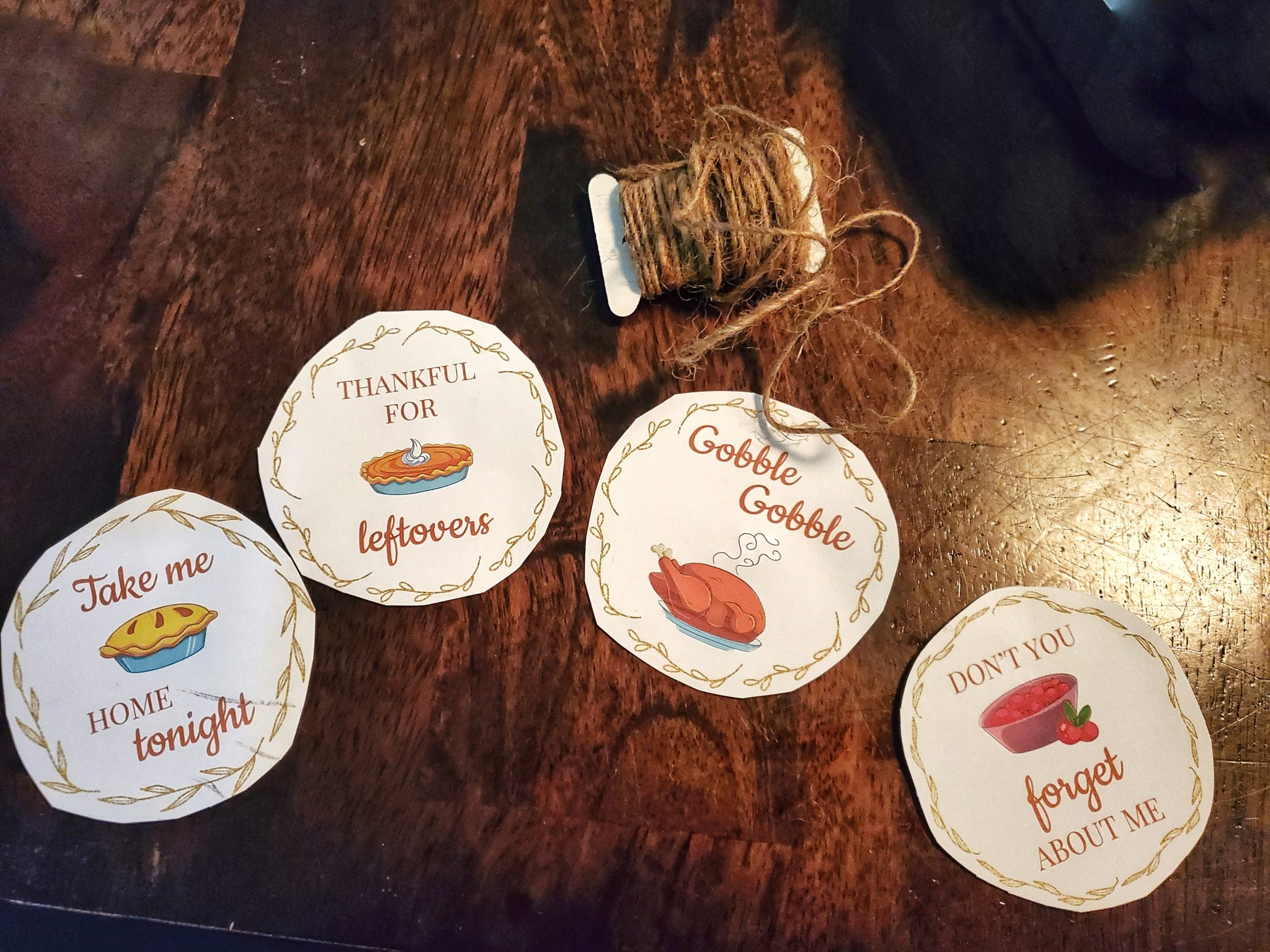 Thanksgiving Leftovers Printable Tags - For the Love of Food