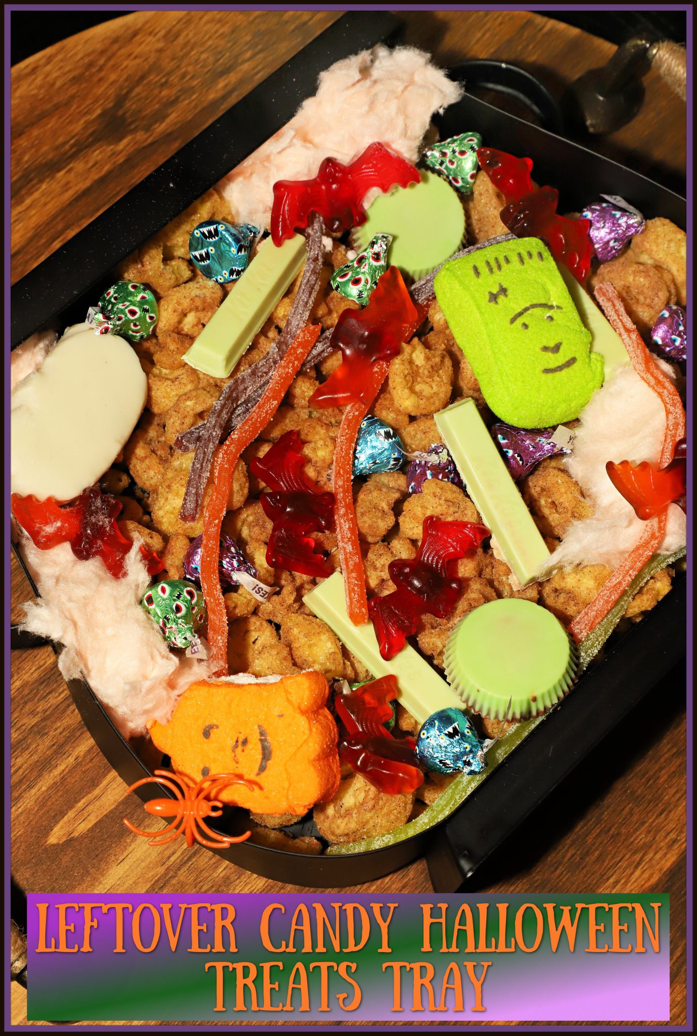 Leftover Candy Halloween Treats Tray - For the Love of Food