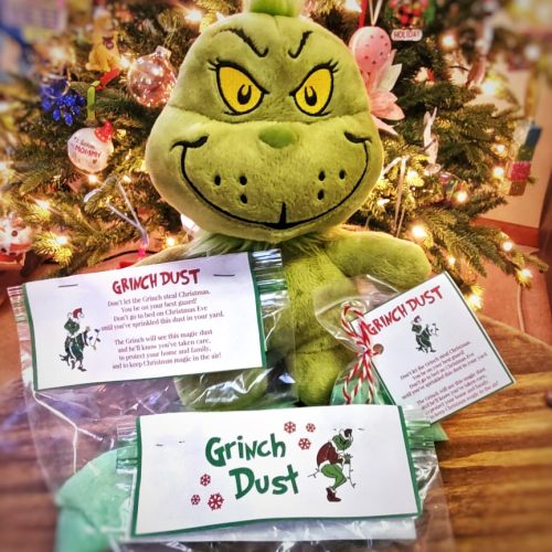 Grinch Dust Recipe with Printable Bag Toppers and Tags - For the Love ...