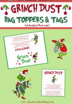 Grinch Dust Recipe with Printable Bag Toppers and Tags - For the Love ...