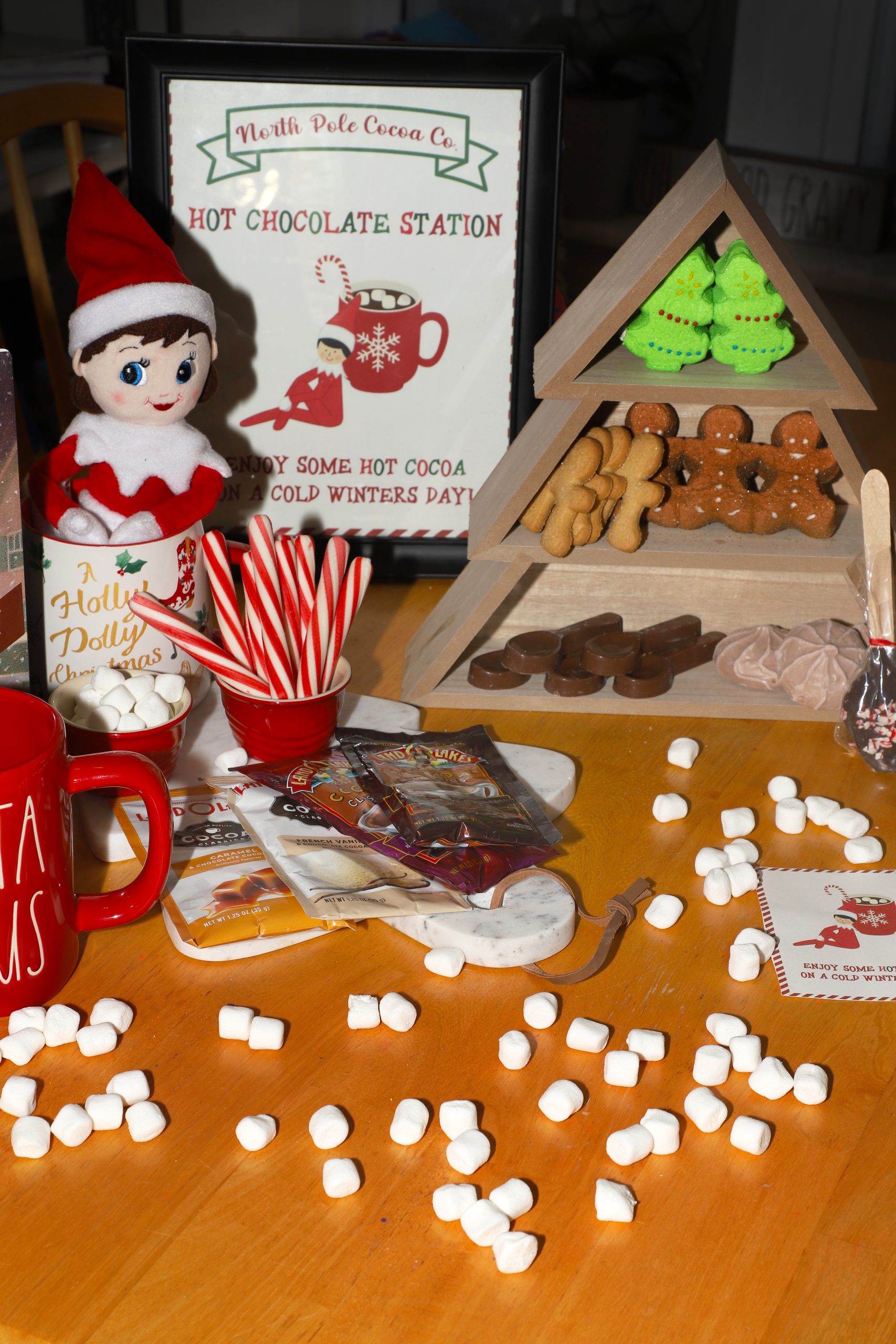 Elf on the Shelf Hot Chocolate Station and Printable Signs - For the ...